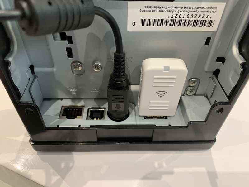 Comment installer et configurer l'imprimante ticket epson TM-M30 en wifi